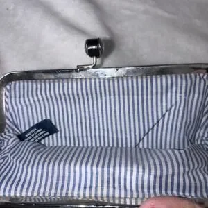 Nautica | Bags | Nautica Le Mar Soft Frame Clutch Organizer Wallet ...